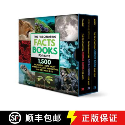 【3-4周达】The Fascinating Facts Books for Kids 3 Book Box Set: 1,500 Incredible Facts about Animals,... [9798886087253]