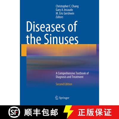 【3-4周达】Diseases of the Sinuses: A Comprehensive Textbook of Diagnosis and Treatment (Softcover re... [9781493943913]