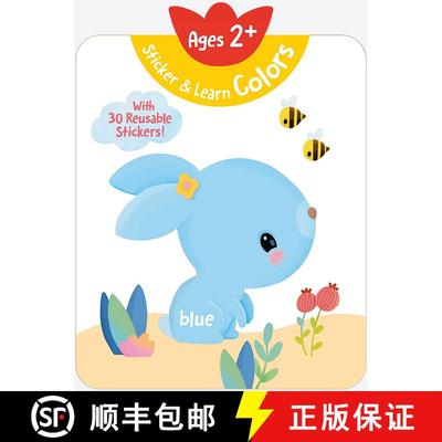 【3-4周达】Sticker & Learn Colors (Ages 2+): With 30 Reusable Stickers [9789465054353]