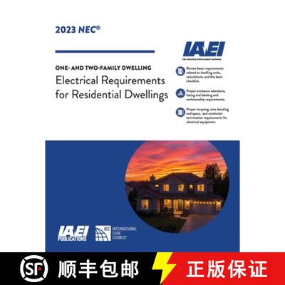 【3-4周达】2023 One- and Two-Family Dwelling Residential Electrical Systems: 12th Edition [9798992144307]