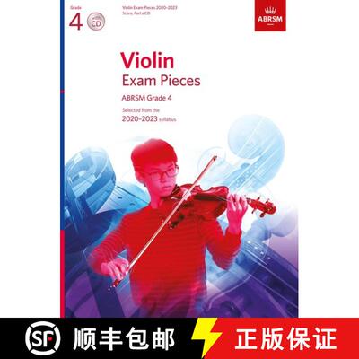 Violin Exam Pieces 2020-2023, ABRSM Grade 4, Score, Part & CD: Selected from the 2020-2023 syllabus [9781786012555]
