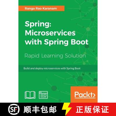 预订 Spring: Microservices with Spring Boot: Build and deploy microservices with Spring Boot [9781789132588]