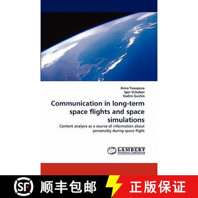 预订 Communication in long-term space flights and space simulations [9783844318357]