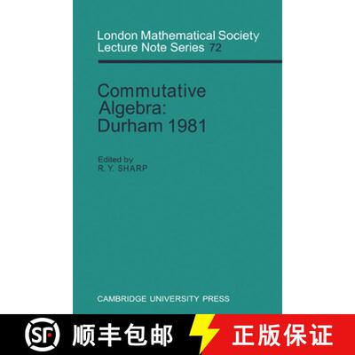 【3-4周达】Commutative Algebra: Durham 1981 - Commutative Algebra: Durham 1981 [9780521271257]