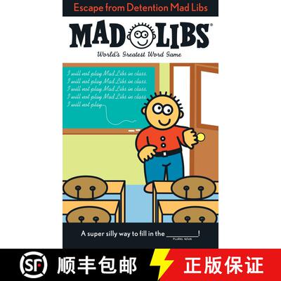 【3-4周达】Escape from Detention Mad Libs: World's Greatest Word Game [9780843173796]