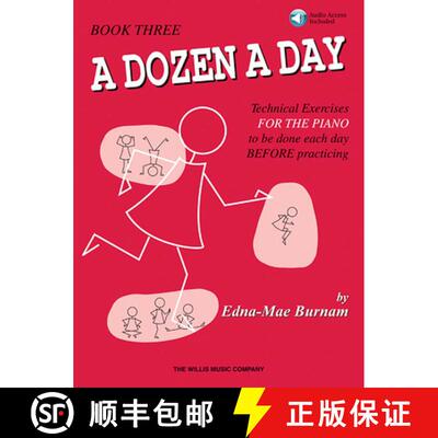 【3-4周达】A Dozen a Day Book 3 - Book/Audio [With CD] [9781423452928]
