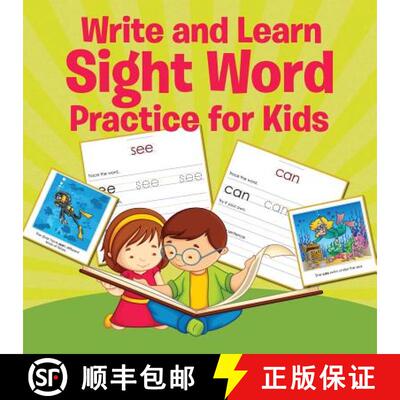 【3-4周达】Write and Learn Sight Word Practice for Kids [9781681855820]
