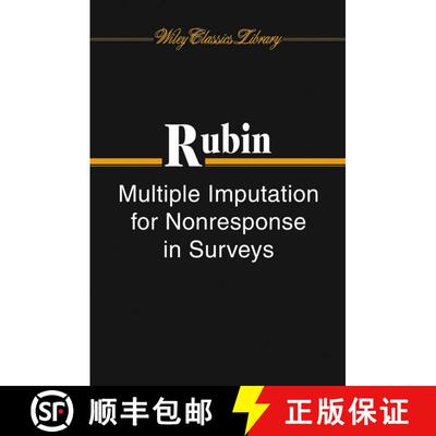 【3-4周达】Multiple Imputation For Nonresponse In Surveys, Wcl Edition [Wiley统计学] [9780471655749]