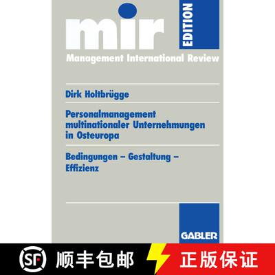 【3-4周达】Personalmanagement multinationaler Unternehmungen in Osteuropa : Bedingungen - Gestaltung ... [9783409137973]