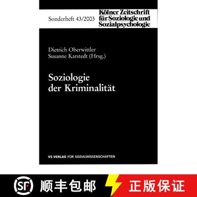 【3-4周达】Soziologie der Kriminalität [9783531140599]