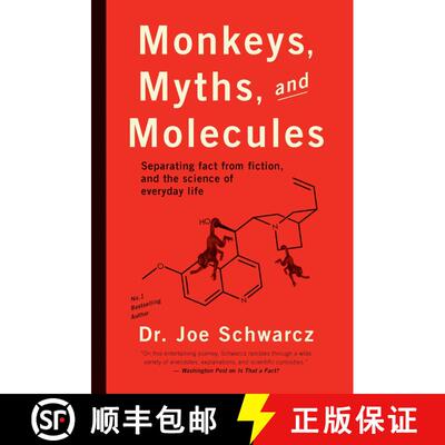 【3-4周达】Monkeys, Myths, and Molecules: Separating Fact from Fiction, and the Science of Everyday L... [9781770411913]