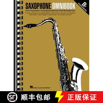 【3-4周达】Saxophone Omnibook for B-Flat Instruments - 53 Songs Transcribed Exactly from Artist Recor... [9781540093035]
