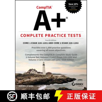 【3-4周达】CompTIA A+ Complete Practice Tests: Core 1 Exam 22 0–1201 and Core 2 Exam 220–1202, Four... [9781394330331]