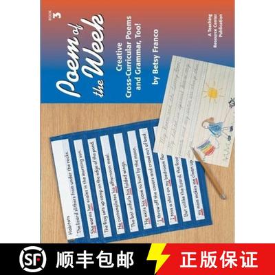 【3-4周达】Poem Of The Week Book 3: Creative Cross-Curricular Poems And Grammar, Too! [9781567850482]