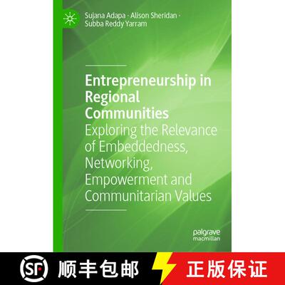 【3-4周达】精装 Entrepreneurship in Regional Communities : Exploring the Relevance of Embeddedness, N... [9783030605582]