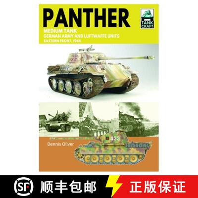 【3-4周达】Tank Craft 46 Panther Medium Tank German Army Waffen-SS and Luftwaffe Units: Eastern Front... [9781036140588]