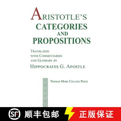 【3-4周达】Aristotle's Categories and Propositions [9781950071043]