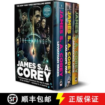 【3-4周达】精装 The Expanse Hardcover Boxed Set: Leviathan Wakes, Caliban's War, Abaddon's Gate: Now ... [9780316536462]