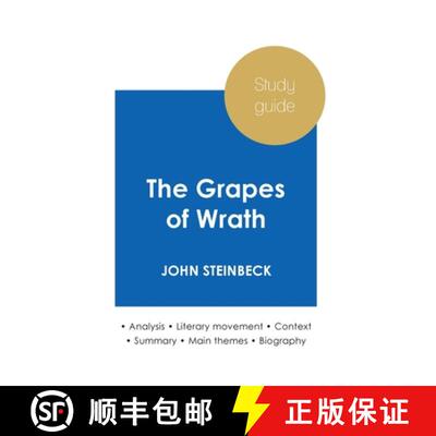 【3-4周达】Study guide The Grapes of Wrath by John Steinbeck (in-depth literary analysis and complete... [9782759307067]
