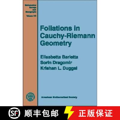 【3-4周达】Foliations in Cauchy-Riemann Geometry [9780821843048]