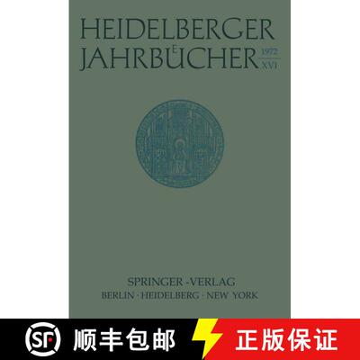 【3-4周达】Heidelberger Jahrbücher [9783540059271]