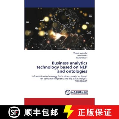【3-4周达】Business analytics technology based on NLP and ontologies [9786207997855]