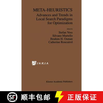 【3-4周达】Meta-Heuristics : Advances and Trends in Local Search Paradigms for Optimization [9781461376460]