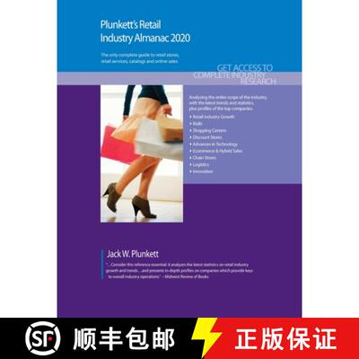 预订 Plunkett's Retail Industry Almanac 2020: Retail Industry Market Research, Statistics, Trends and... [9781628315523]