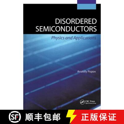 【3-4周达】精装 Disordered Semiconductors: Physics and Applications [9789814241762]