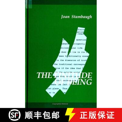 【3-4周达】The Finitude of Being [9780791411063]