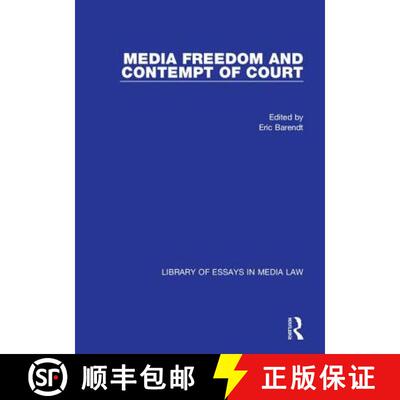 【3-4周达】精装 Media Freedom and Contempt of Court [9780754627852]