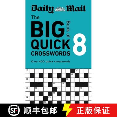 【3-4周达】Daily Mail Big Book of Quick Crosswords Volume 8: A compilation of 400 puzzles [9781788406093]