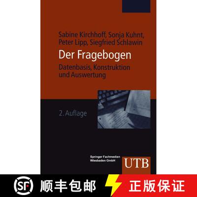 【3-4周达】Fragebogen : Datenbasis. Konstruktion. Auswertung (2. Auflage 2001) [9783663100881]