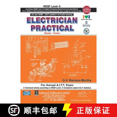 【3-4周达】Electrician Practical (Nsqf - 5 Syll.) 1st & 2nd Yr. [9788173178542]