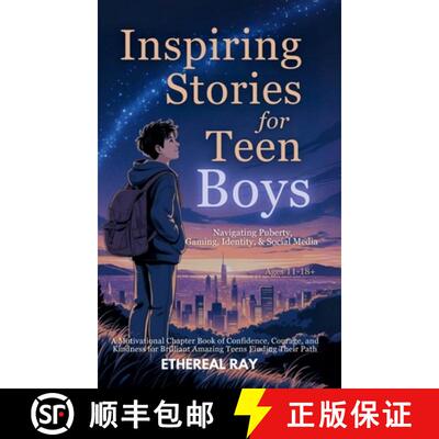 【3-4周达】精装 Inspiring Stories for Teen Boys: Navigating Puberty, Gaming, Identity, Social Media -... [9786210634174]