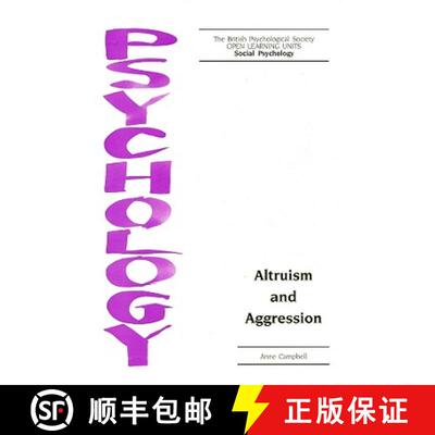 【3-4周达】Altruism And Aggression [Wiley心理学] [9781854332523]