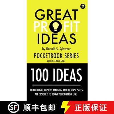 【3-4周达】Great Profit Ideas - Pocketbook Series - 100 Ideas (501 to 600) [9781716813894]