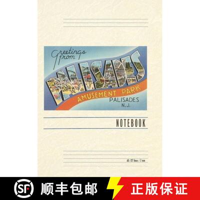 【3-4周达】Vintage Lined Notebook Greetings from Palisades Park [9798385435067]
