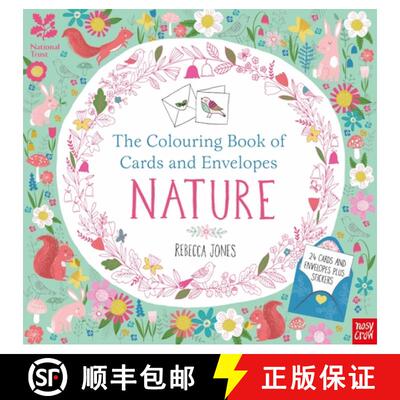 National Trust: The Colouring Book of Cards and Envelopes - Nature (Colouring Books of Cards and Enve... [9780857637253]