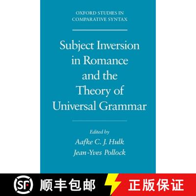 【3-4周达】Subject Inversion in Romance and the Theory of Universal Grammar [9780195142709]
