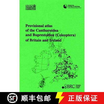 预订 Provisional Atlas of the Cantharoidea and Buprestoidea (Coleoptera) of Britain and Ireland [9781870393690]