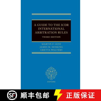 【3-4周达】精装 A Guide to the ICDR International Arbitration Rules [9780197848012]