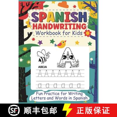 【3-4周达】Spanish Handwriting Workbook for Kids: Helping Kids Perfect Spanish Letters While Having Fun [9798330568116]