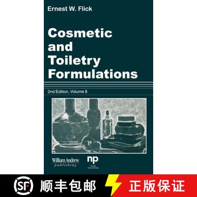 【3-4周达】精装 Cosmetic and Toiletry Formulations, Vol. 8 [9780815514541]