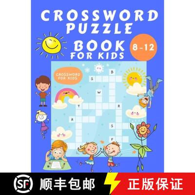 【3-4周达】Crosswords Puzzle Book for Kids 8-16: Puzzles Book for Children - Word Search Educational ... [9783755112686]