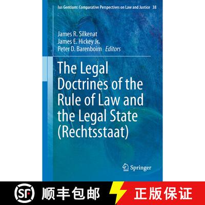 【3-4周达】精装 The Legal Doctrines of the Rule of Law and the Legal State (Rechtsstaat) [9783319055848]