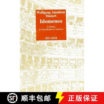 【3-4周达】Idomeneo: Ed. E. Rescigno - Libretto [9788875927998]