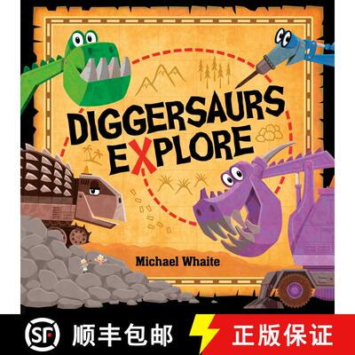 【3-4周达】精装 Diggersaurs Explore [9781984850171]