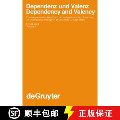【3-4周达】精装 Dependenz und Valenz / Dependency and Valency. 2. Halbband [9783110171525]