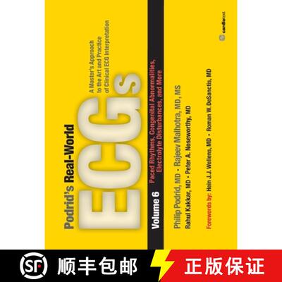 【3-4周达】Podrid's Real-World ECGs: Volume 6, Paced Rhythms, Congenital Abnormalities, Electrolyte D... [9781935395065]
